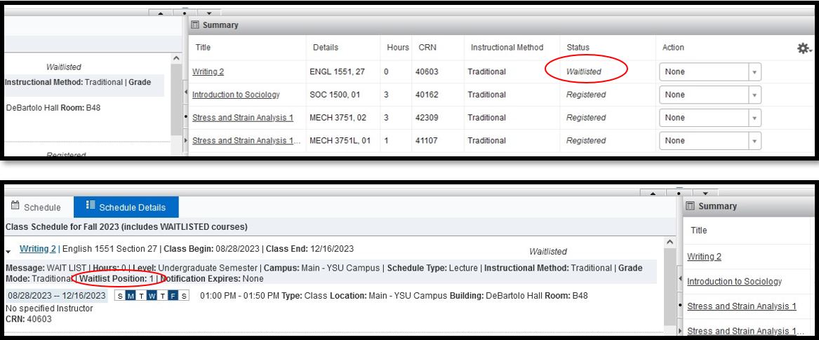 HOW-TO: Wait List a Course | YSU
